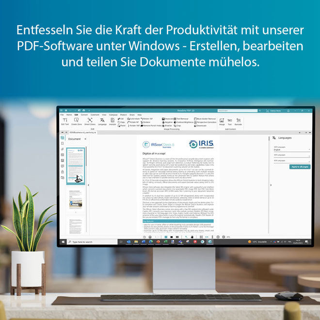 Readiris PDF Standard - Offizieller Shop | Ihr ultimativer PDF-Partner